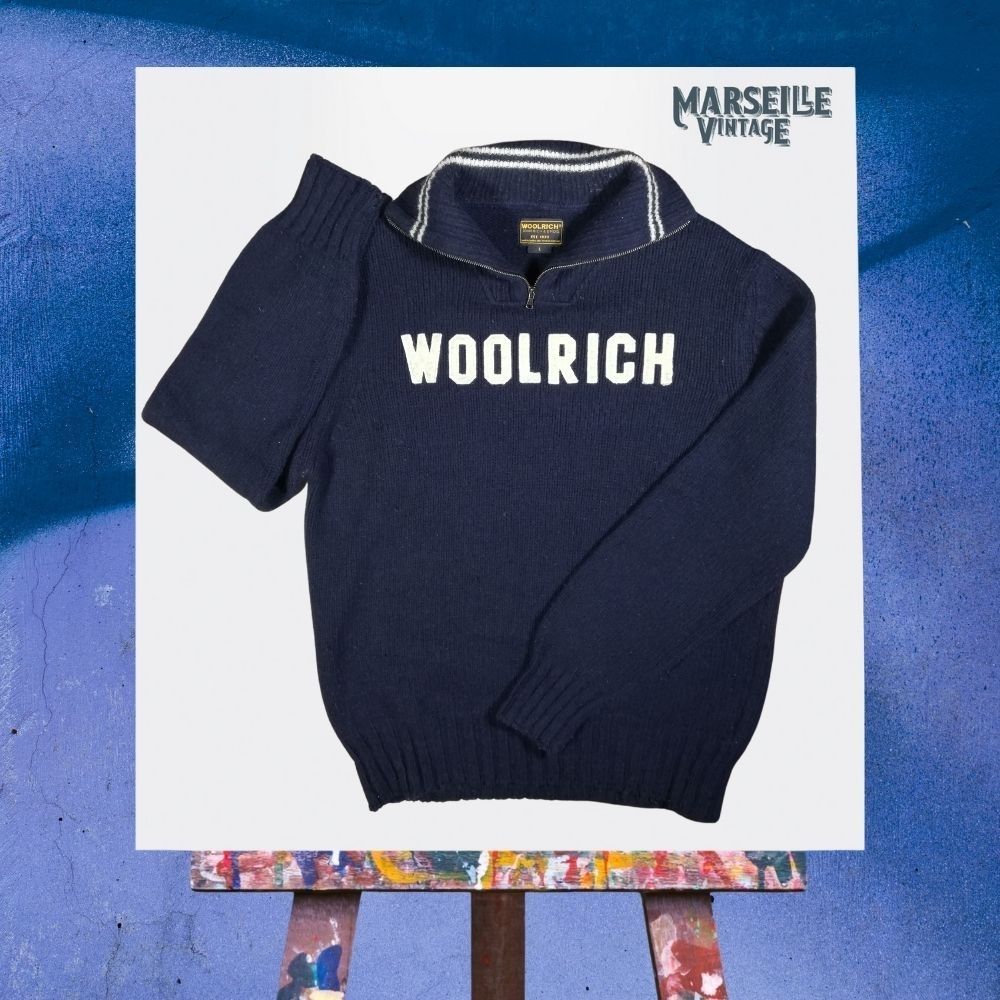 - Woolrich - Pull en Laine vintage - Marseille Vintage Shop - Friperie ...